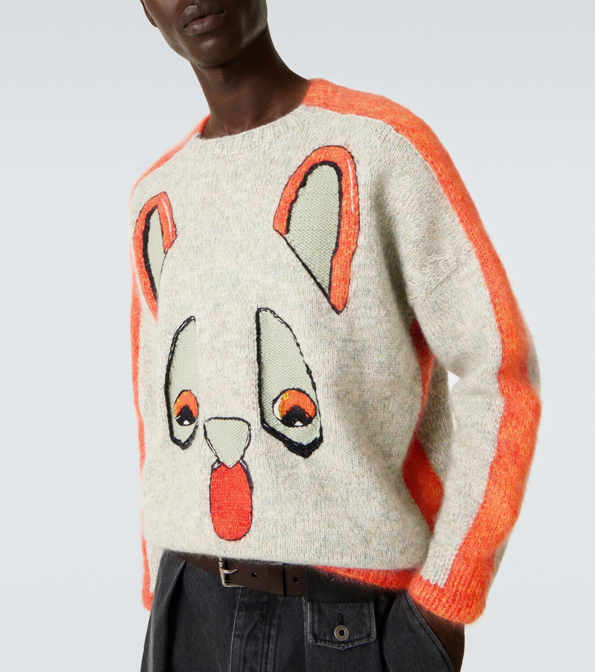 Loewe x Louis Wain intarsia wool-blend sweater Loewe
