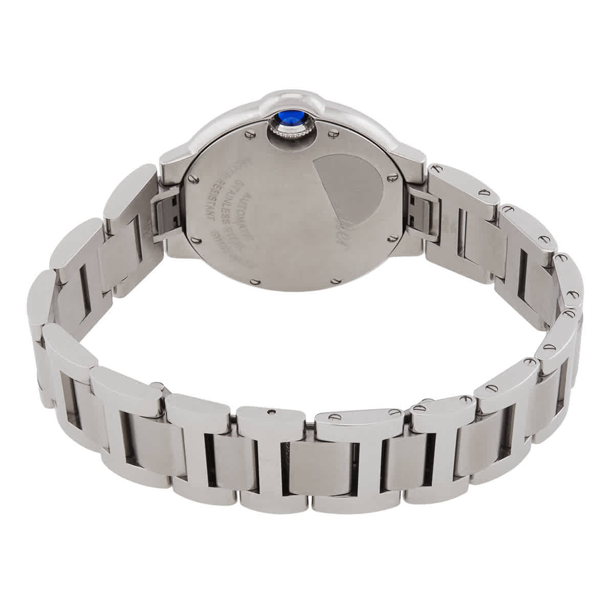 Cartier Ballon Bleu 33mm Automatic Diamond Silver Dial Ladies Watch ...