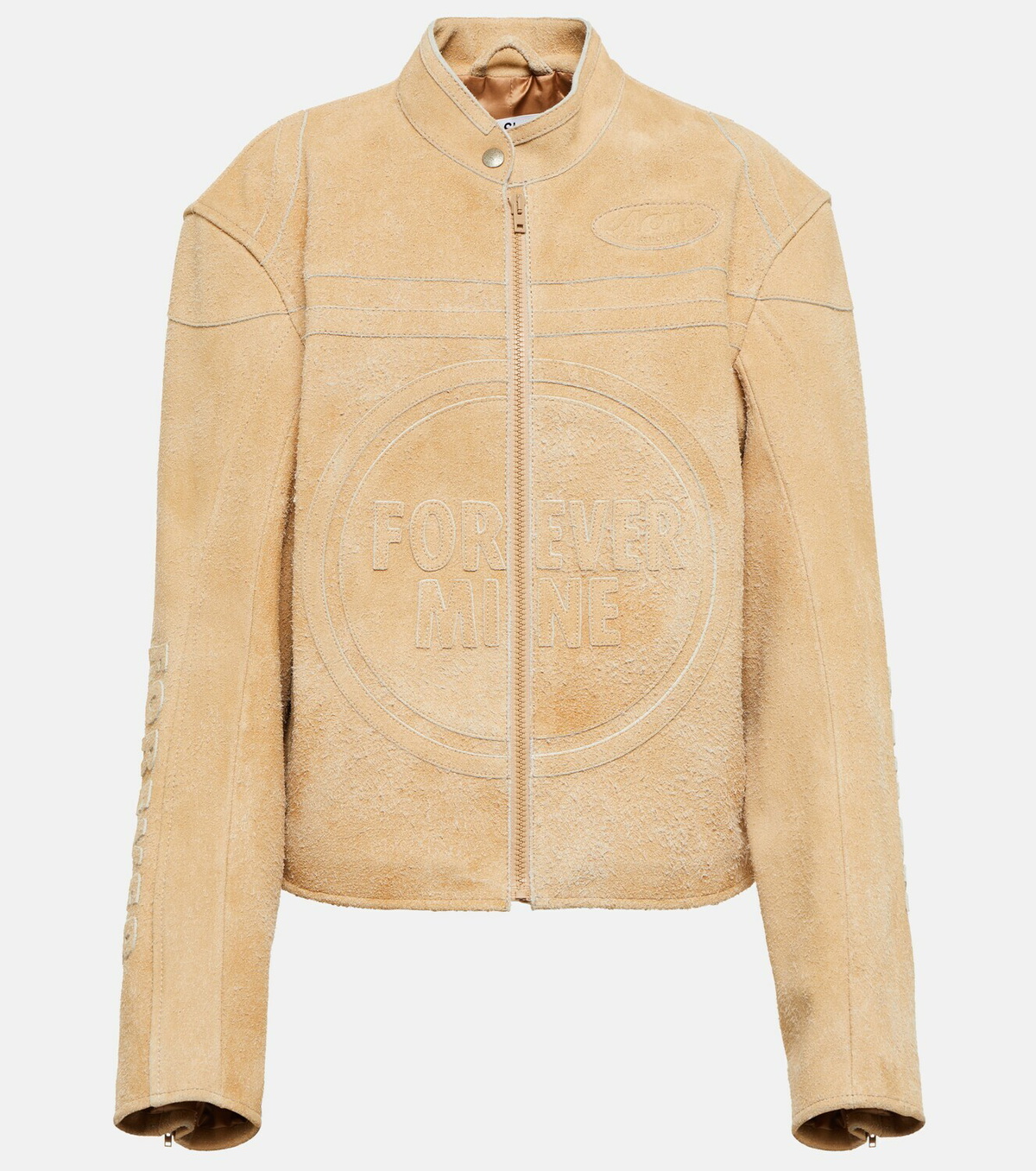 Acne Studios - Embossed suede jacket Acne Studios