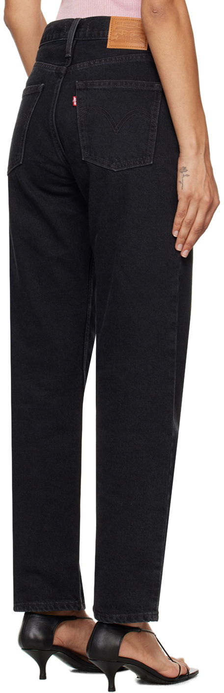 Levi's Black High-Rise Dad Jeans Levi's Red