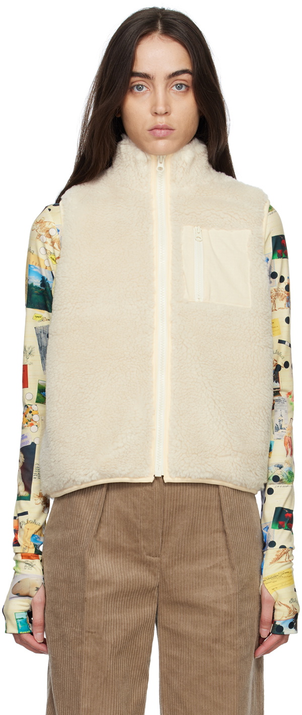 Sandy Liang Off-White Kenmore Vest Sandy Liang