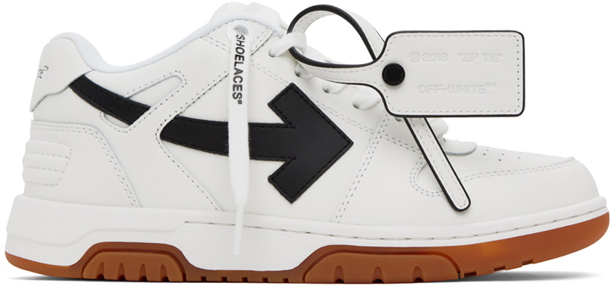 Off-White White & Black Out Of Office Sneakers Off-White
