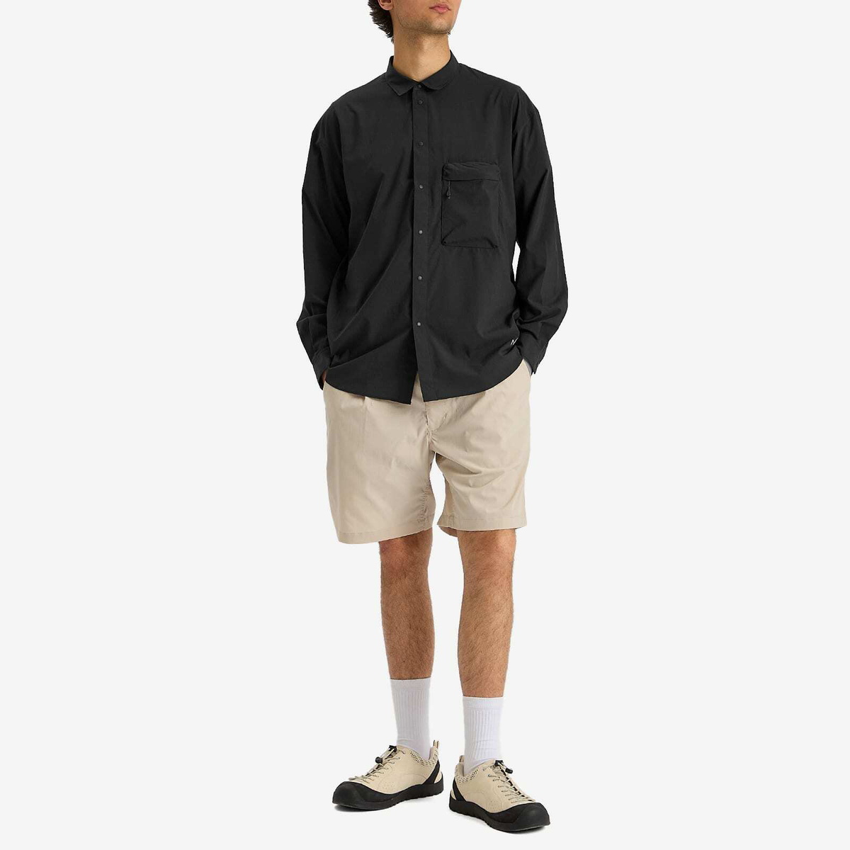 NANGA Men's Excursion Shirt in Black Nanga