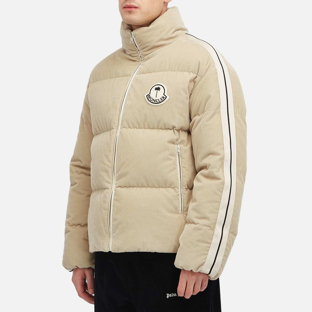 Moncler Men's Genius x Palm Angels Abrolhos Jacket in Beige Moncler