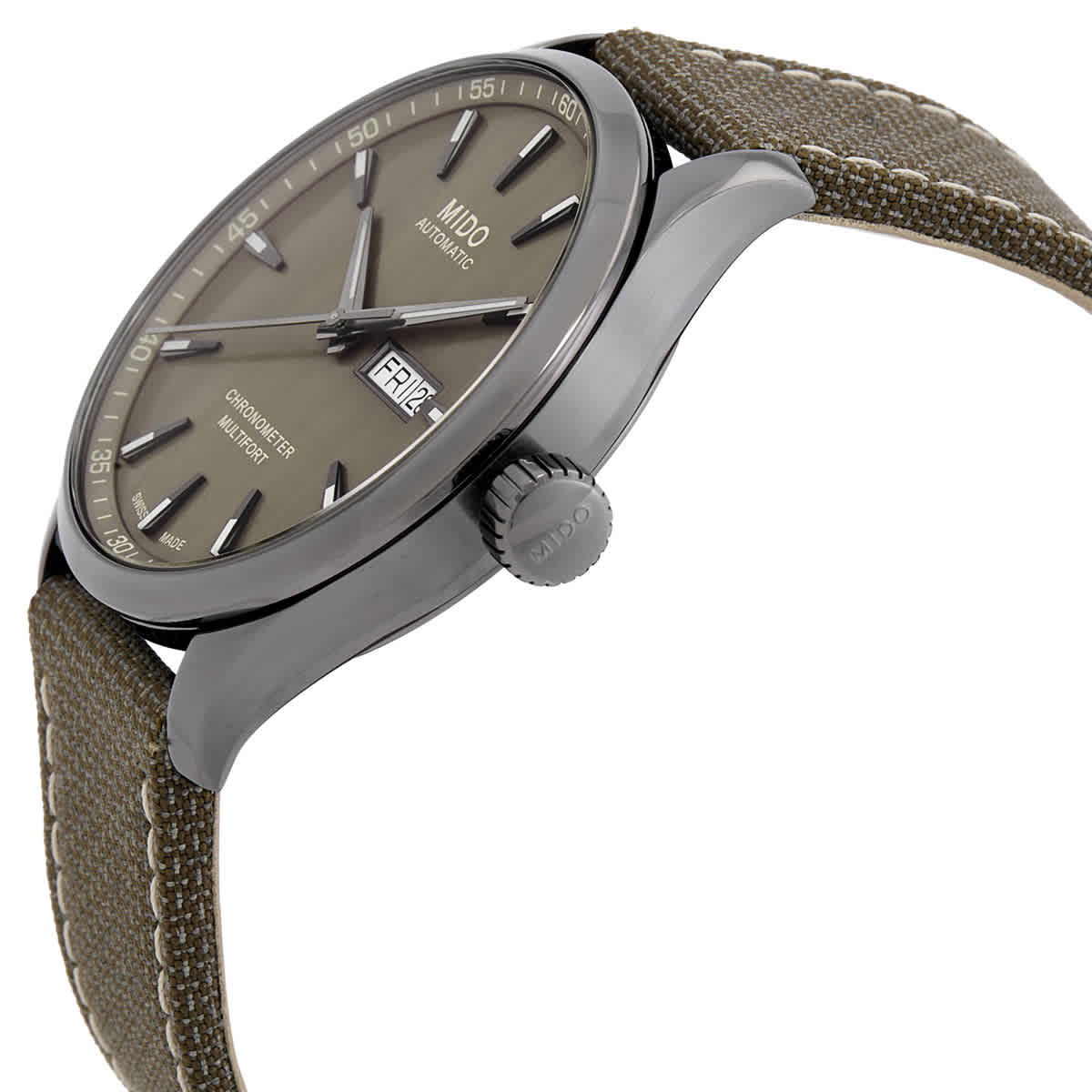 Mido Multifort Automatic Chronometer Grey Dial Mens Watch ...