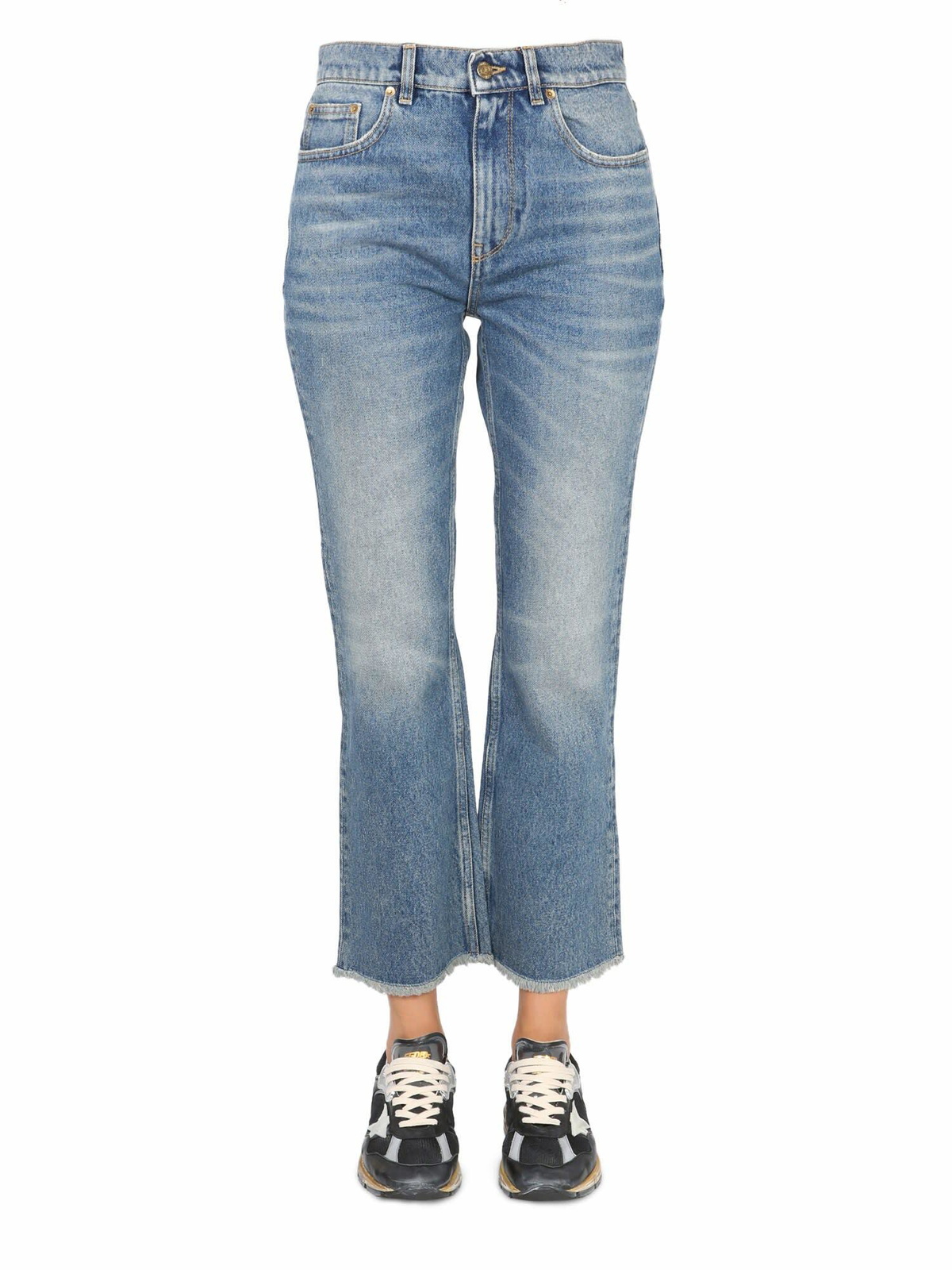 Golden Goose Cropped Flare Jeans Golden Goose Deluxe Brand