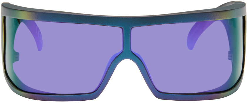 RETROSUPERFUTURE Green & Purple Bones Sunglasses RETROSUPERFUTURE