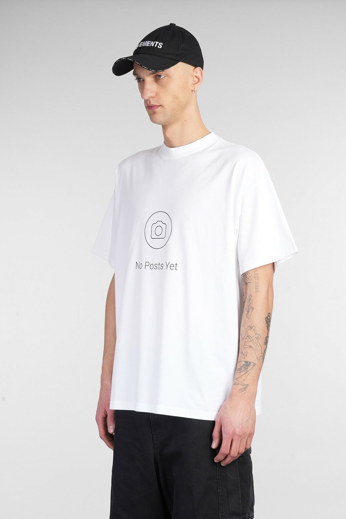 VETEMENTS T-shirt In White Cotton Vetements