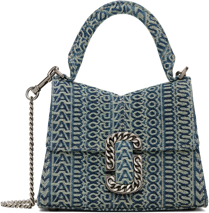 Marc Jacobs Blue 'The St. Marc Mini Top Handle' Bag Marc Jacobs