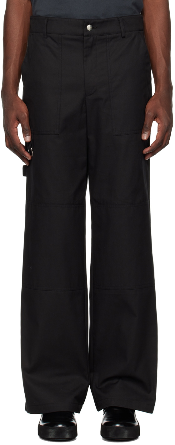 (di)vision Black Knee Patch Trousers (Di)vision