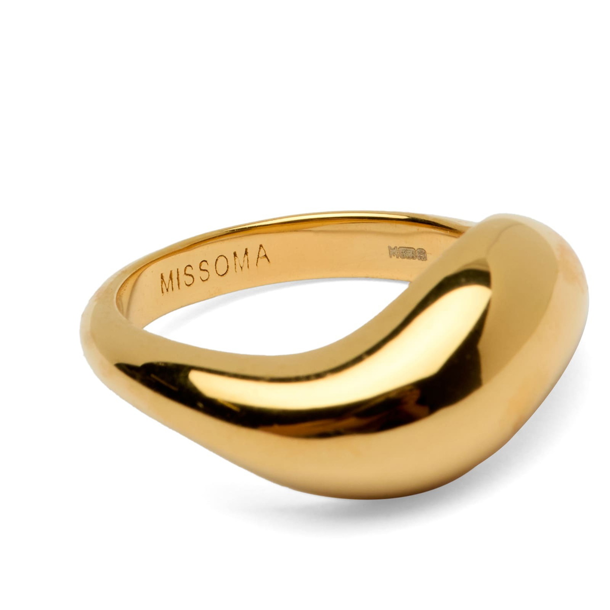 Missoma Women's Savi Signature Stacking Ring in Gold Missoma
