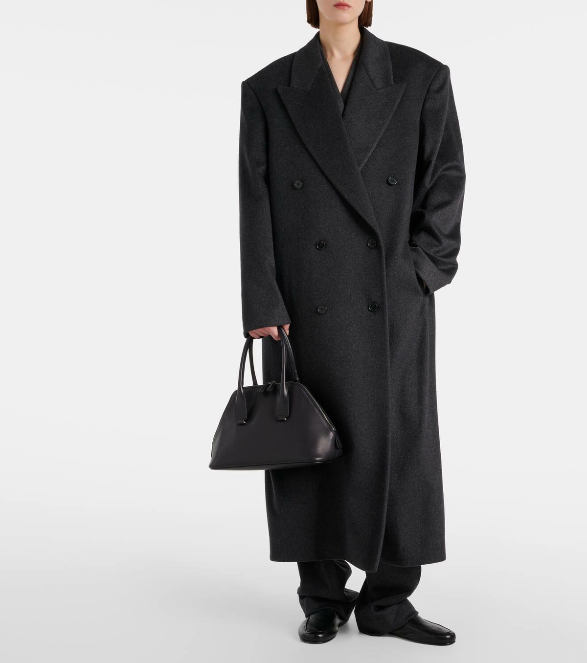 The Row Devon Medium leather tote bag The Row