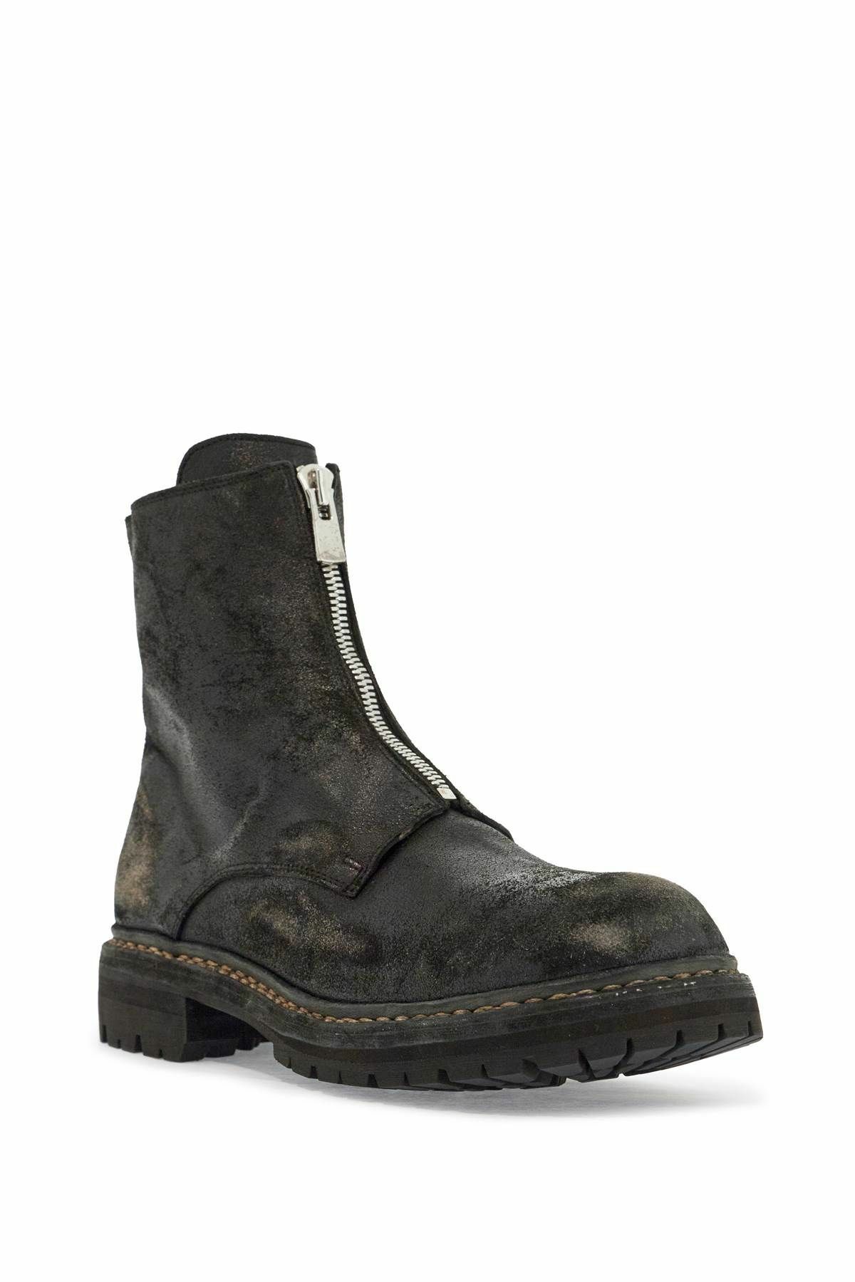 GUIDI black horse leather boots gr05frv with side zip Black Guidi