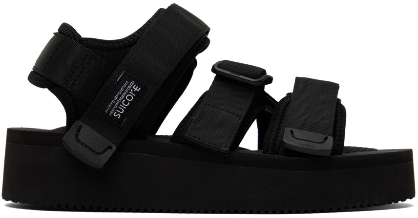 Suicoke Black KISEE-PO Sandals Suicoke