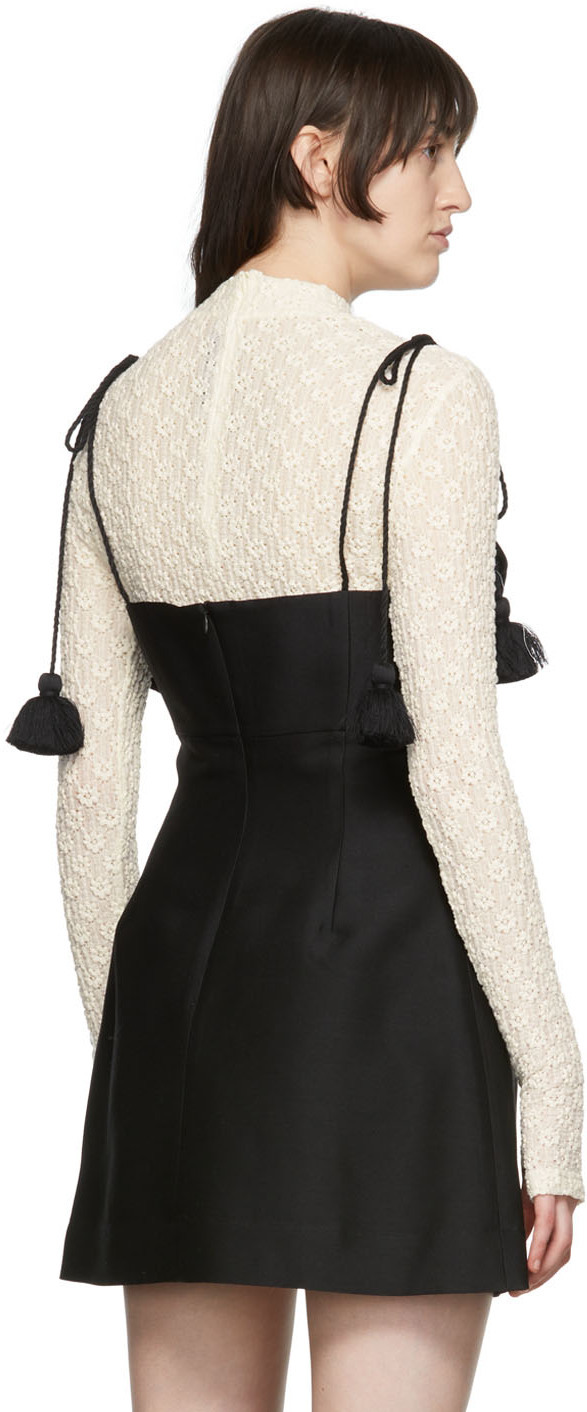 MINJUKIM Black Wool Mini Dress MINJUKIM