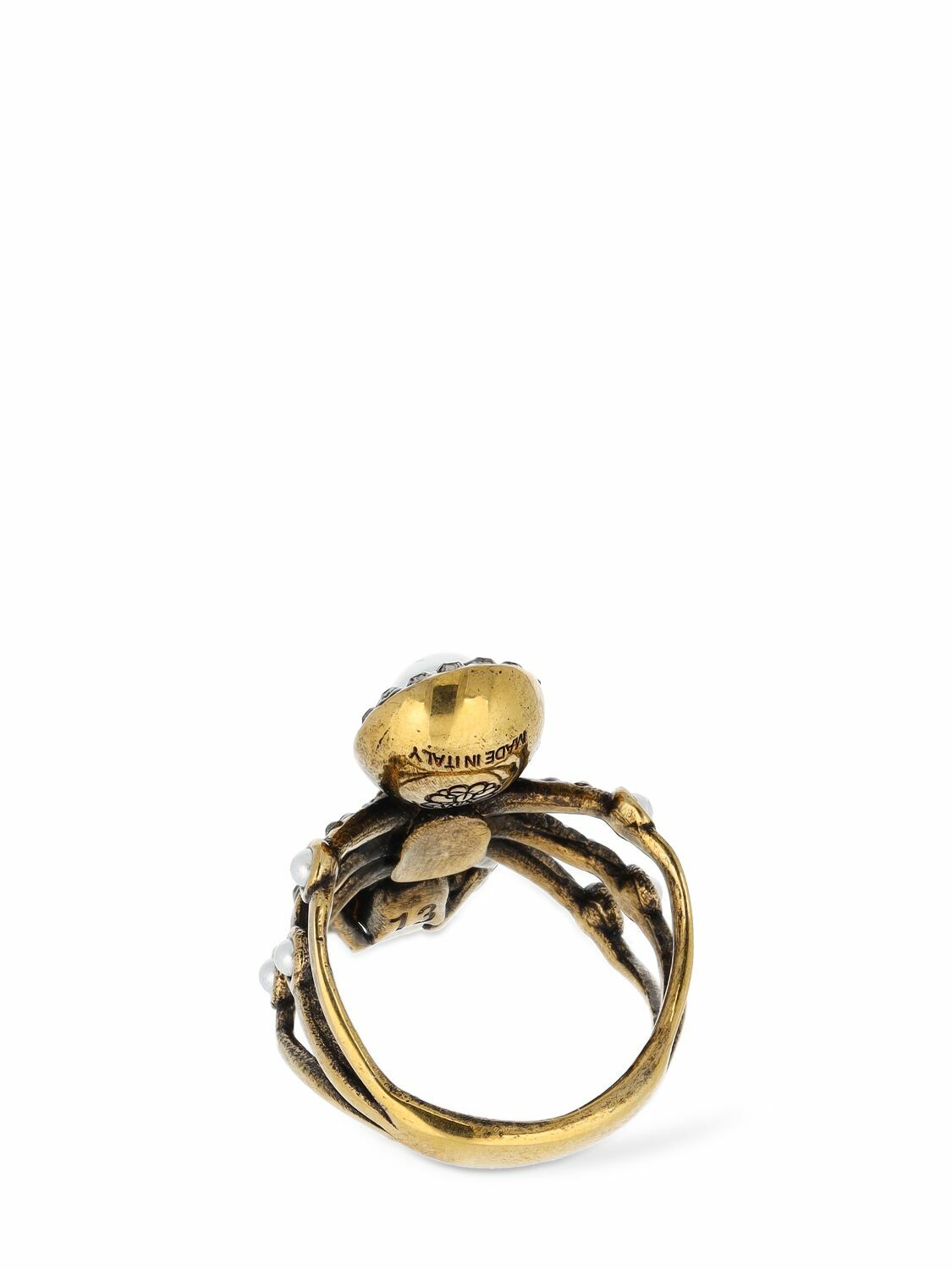ALEXANDER MCQUEEN - Spider Brass Ring Alexander McQueen