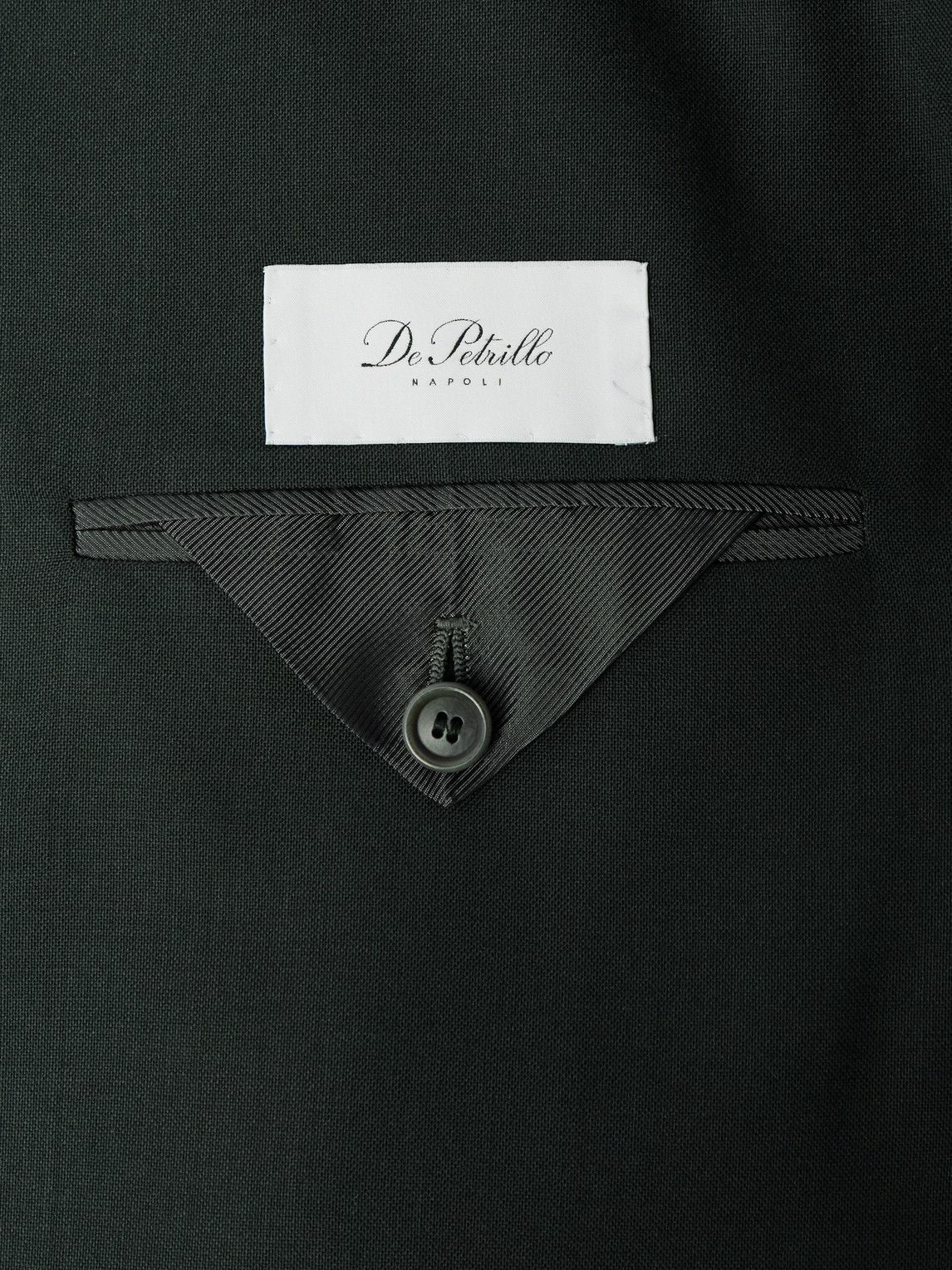 De Petrillo - Virgin Wool Tuxedo Jacket - Green De Petrillo