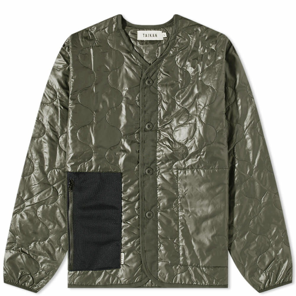 Taikan Men's Quilted Liner Jacket in Olive Taikan