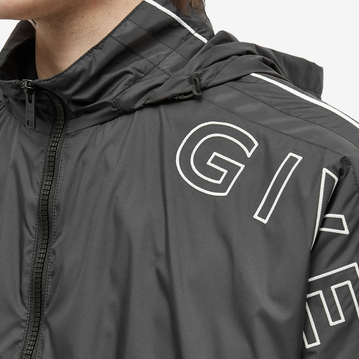 Givenchy Men's Logo Track Jacket in Black Givenchy