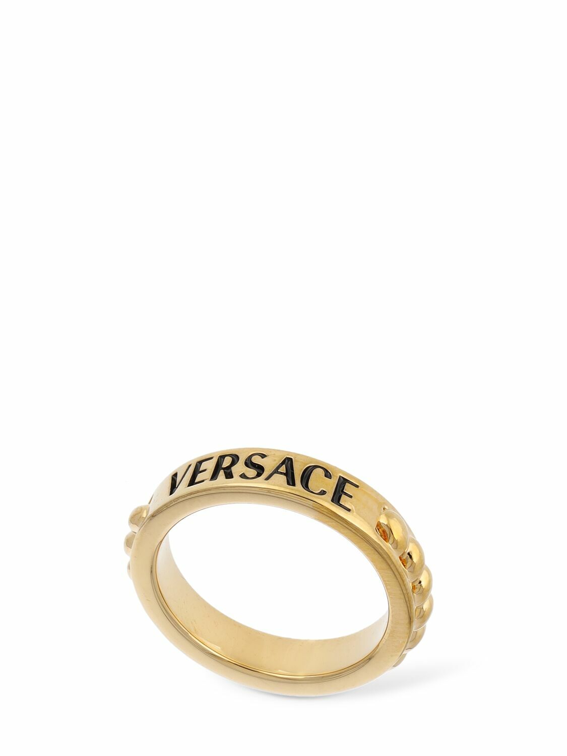 VERSACE - Metal Logo Ring Versace
