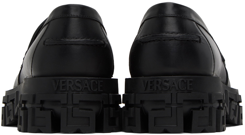 Versace Black Medusa Loafers Versace