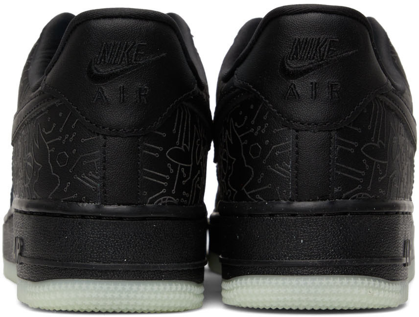 Nike Black Space Jam Edition Air Force 1 Computer Chip Sneakers Nike
