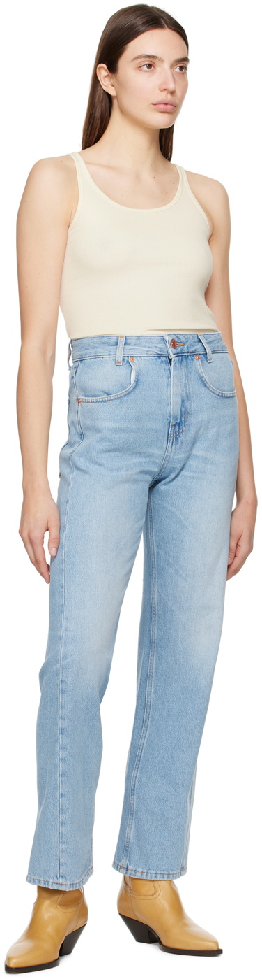 BITE Blue Curved Jeans BITE