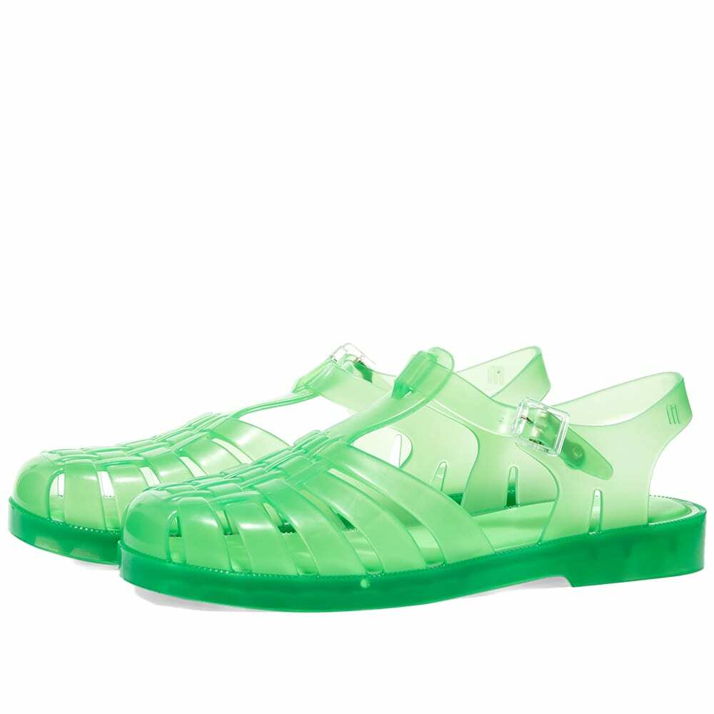 Melissa Women's Possession Jelly Sandal in Green Trans Melissa