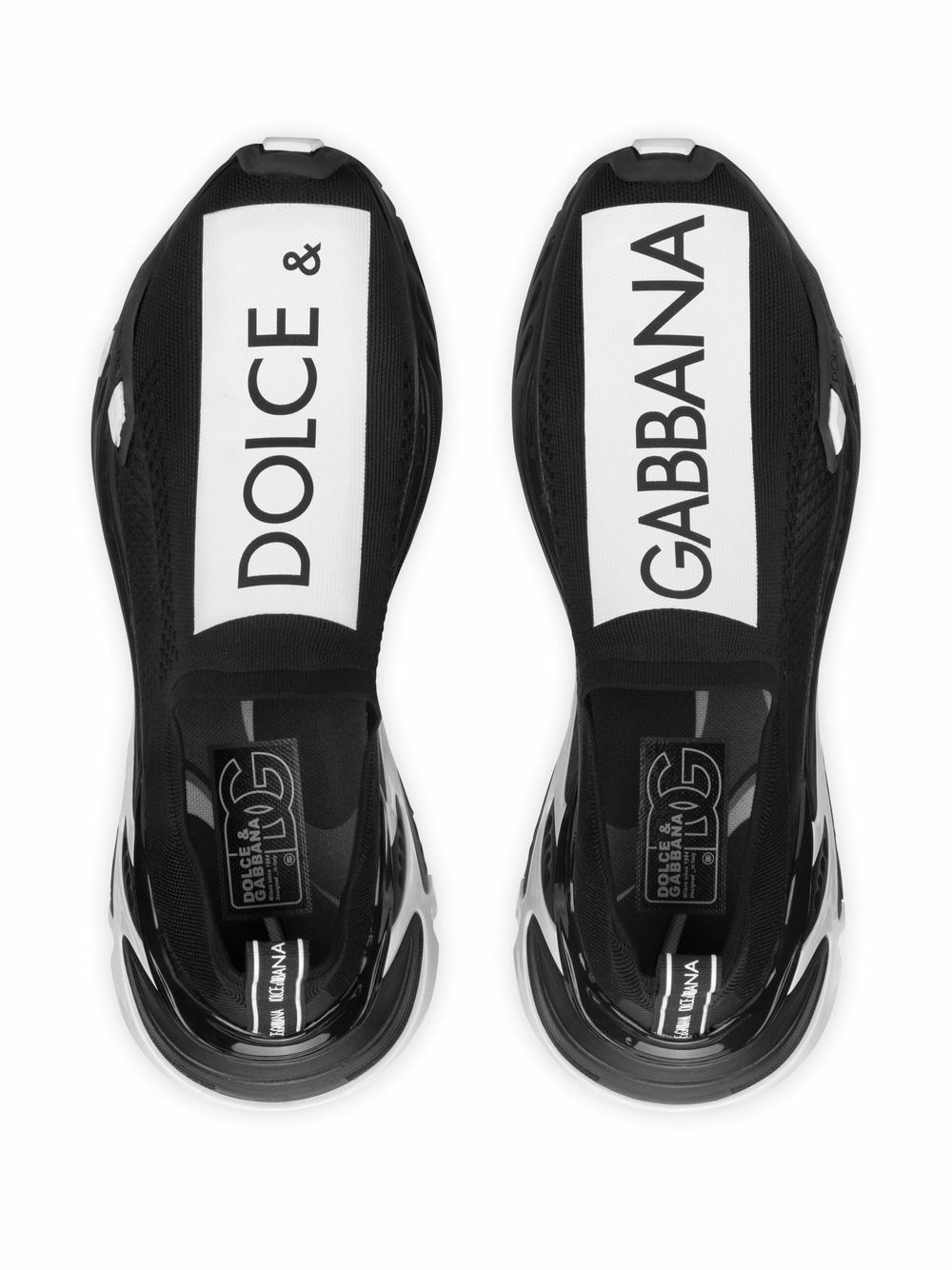 Dolce & Gabbana Black Fast Slip-On Sneakers Dolce & Gabbana
