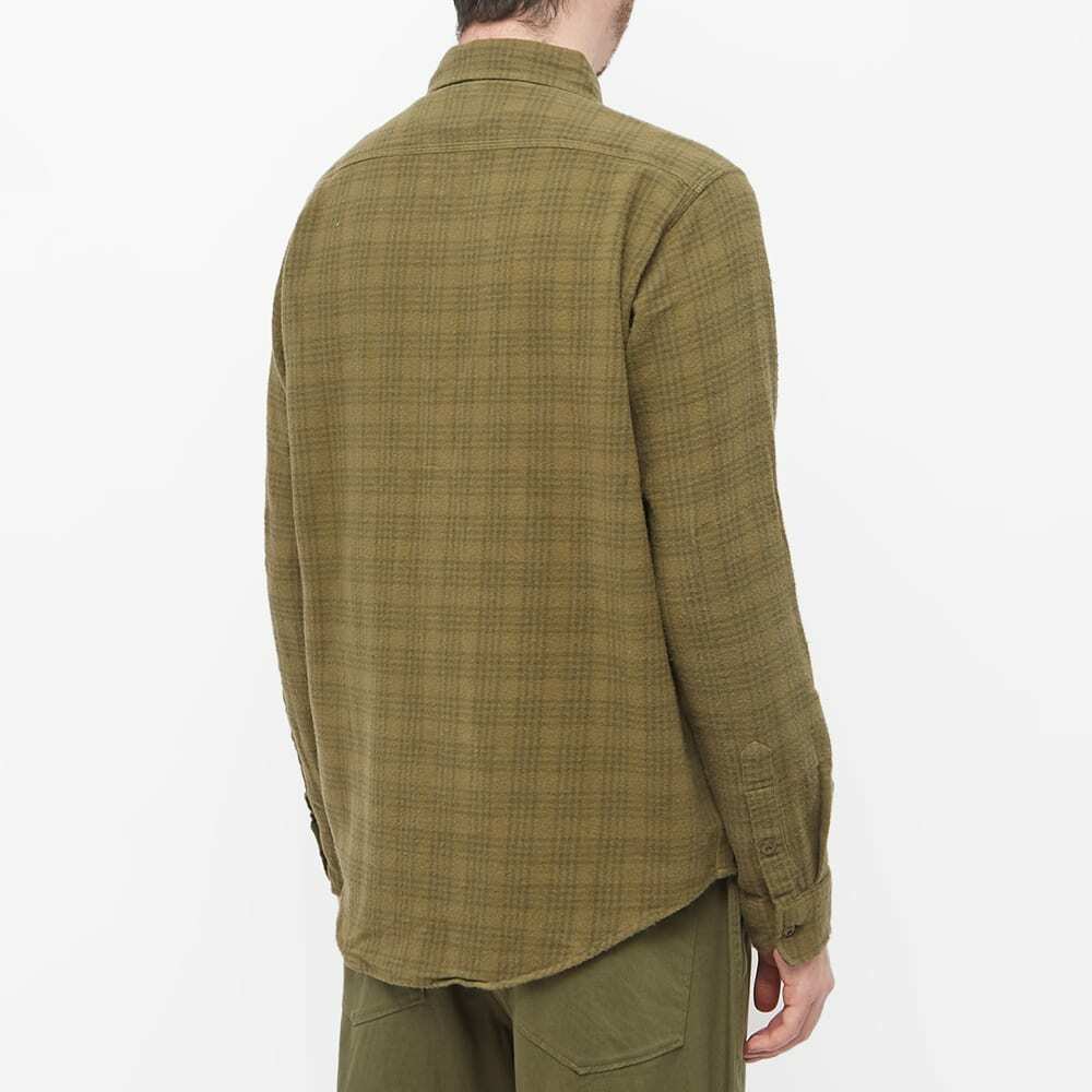 Adsum Men's No Flap Flannel Workshirt in Moss Adsum