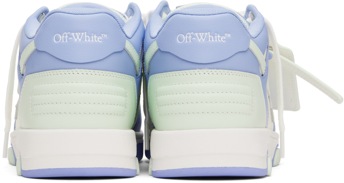 Off-White Blue & Off-White Out Of Office Tricolor Sneakers Off-White