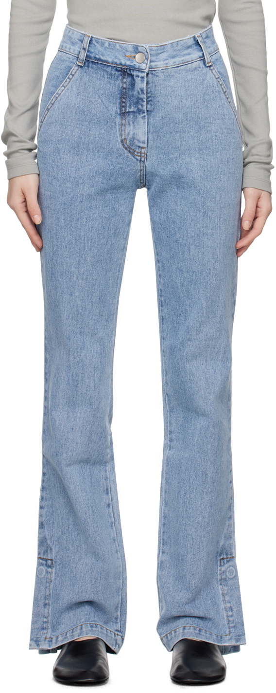 LOW CLASSIC Blue Flared Jeans Low Classic