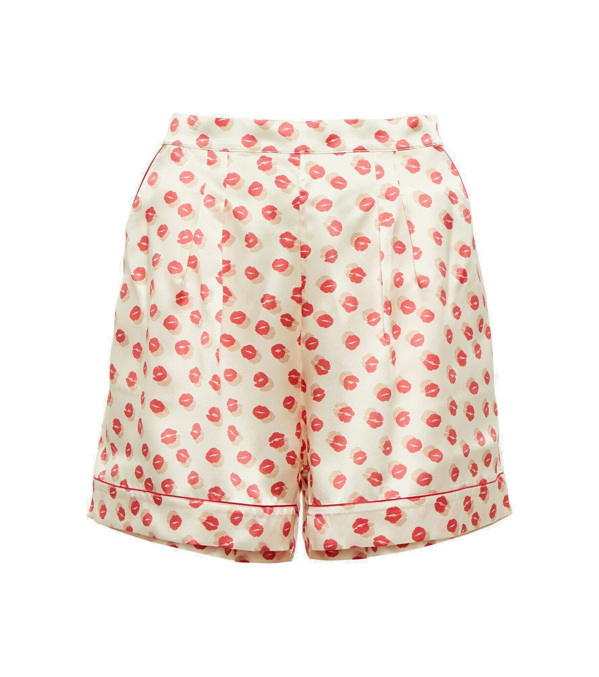 Eres - Capitaine printed silk satin shorts ERES