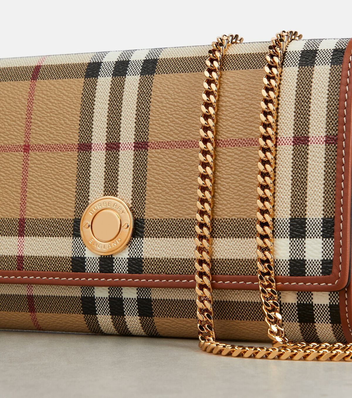 Burberry Burberry Check canvas shoulder bag Burberry