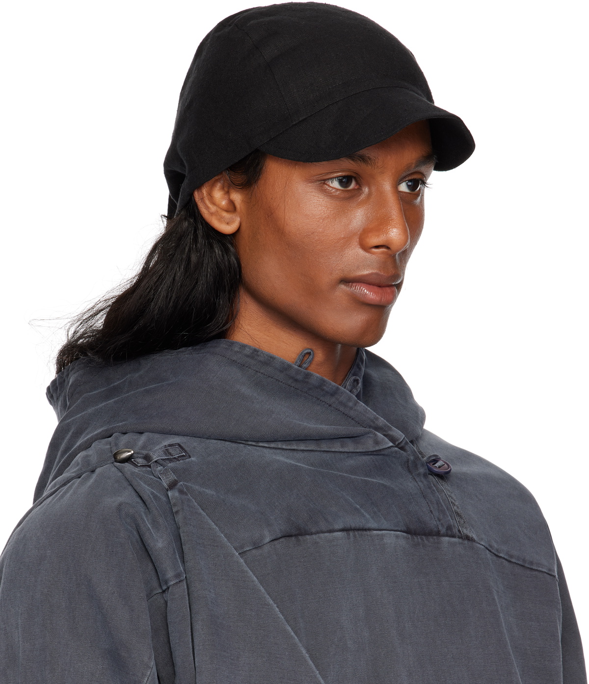 HYEIN SEO Black Seed Charm Knot Cap Hyein Seo