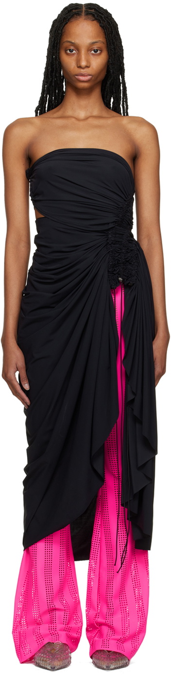 FAL-ASH Black Signature Midi Dress FAL-ASH