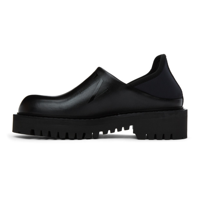 Valentino Black Valentino Garavani Tonal VLTN Loafers Valentino Garavani