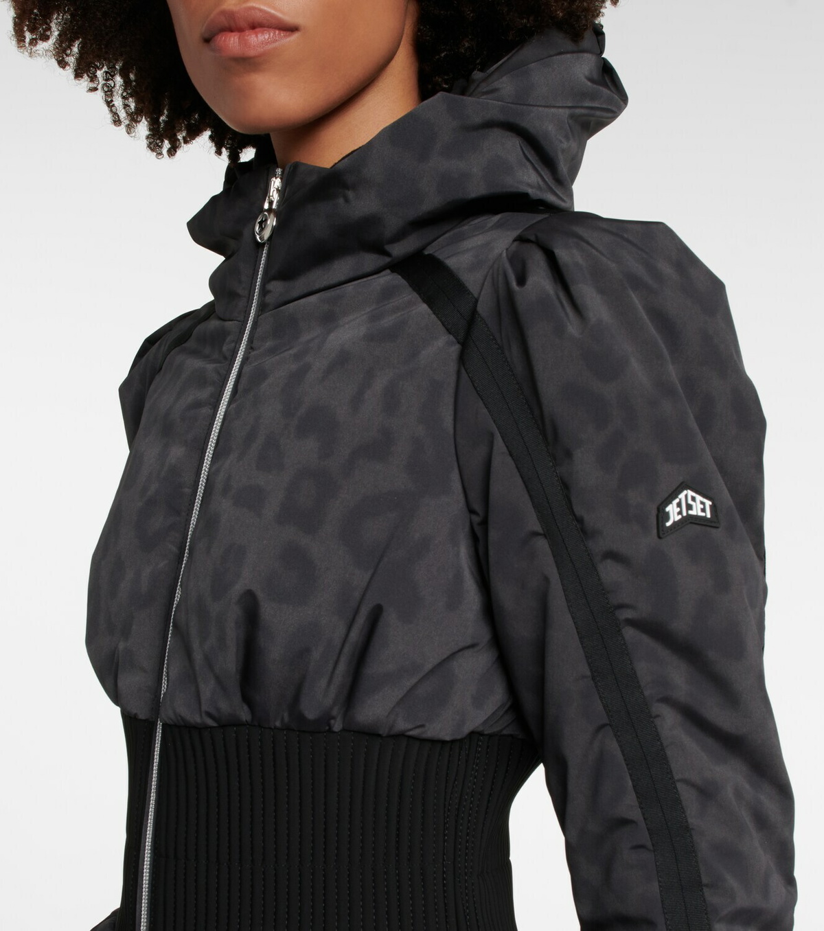 Jet Set Raffaella leopard-print ski jacket Jet Set