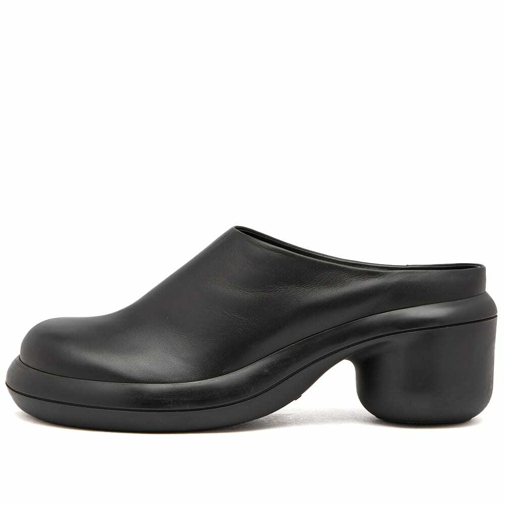 Jil Sander Women's Low Heel Mule Shoe in Black Jil Sander