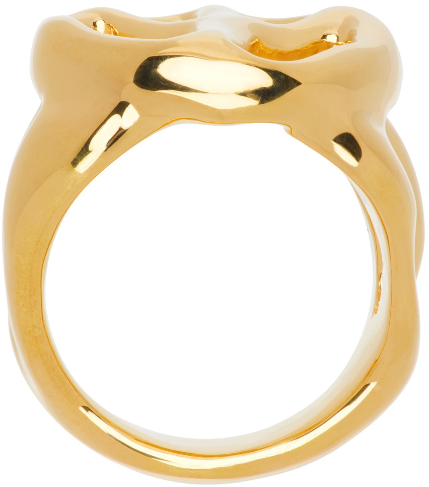 AMBUSH Gold Peace Ring Ambush