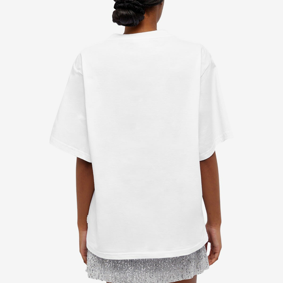 GCDS Women's x Spongebob Patrick Eat Pasta T-Shirt in White GCDS