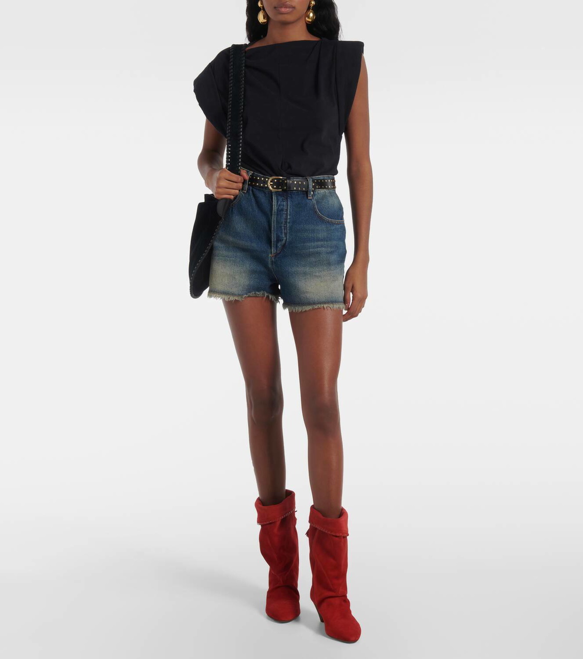 Isabel Marant Dalby suede cowboy boots Isabel Marant