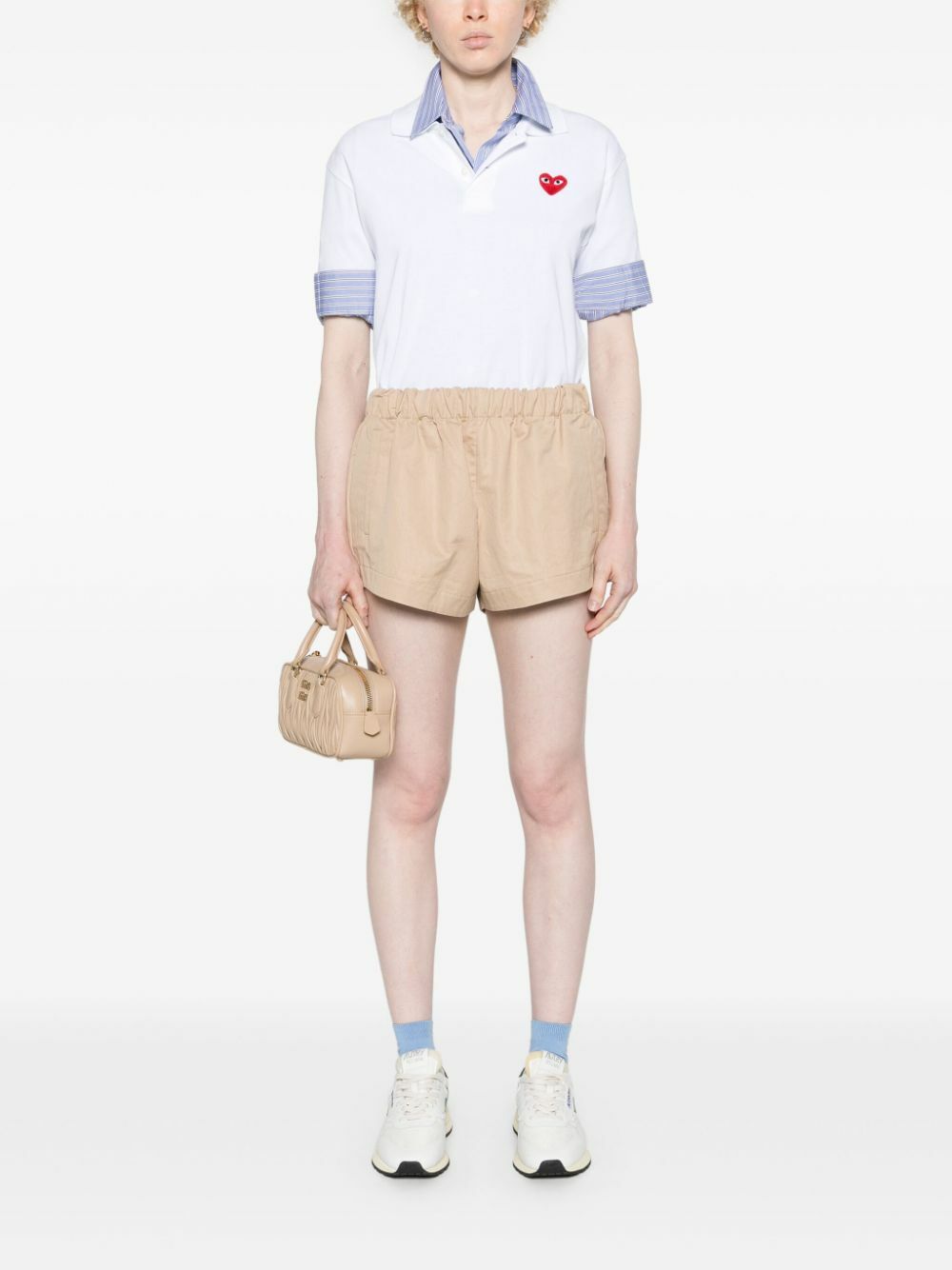 COMME DES GARCONS PLAY - Red Heart Cotton Polo Shirt Comme des Garcons Play