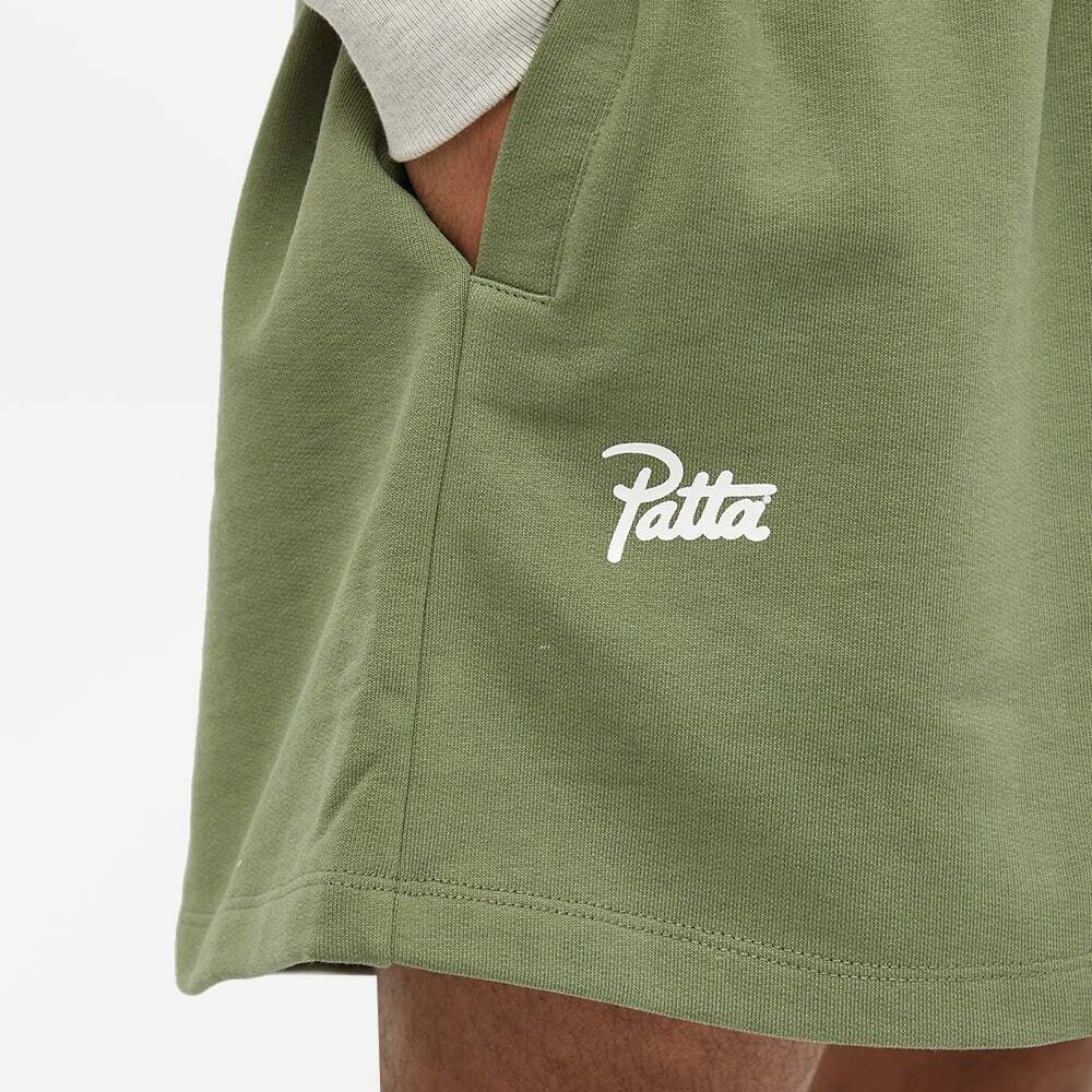 Patta Basic Sweat Short in Olivine Patta