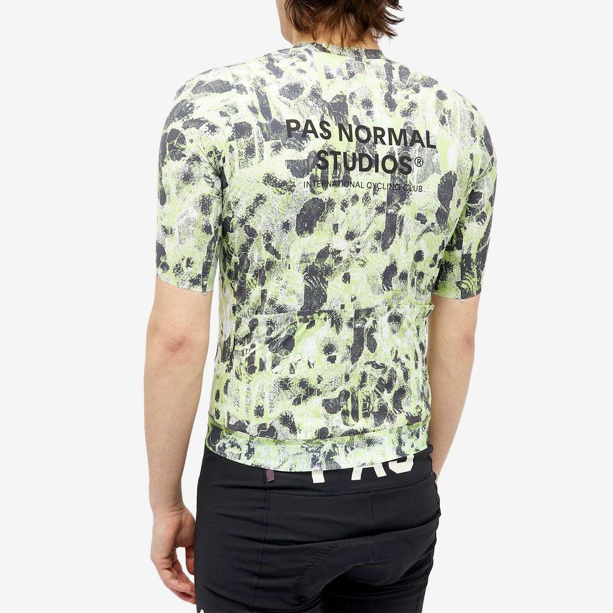 Pas Normal Studios Men's Solitude Late Drop Jersey in Acid Green Pas ...