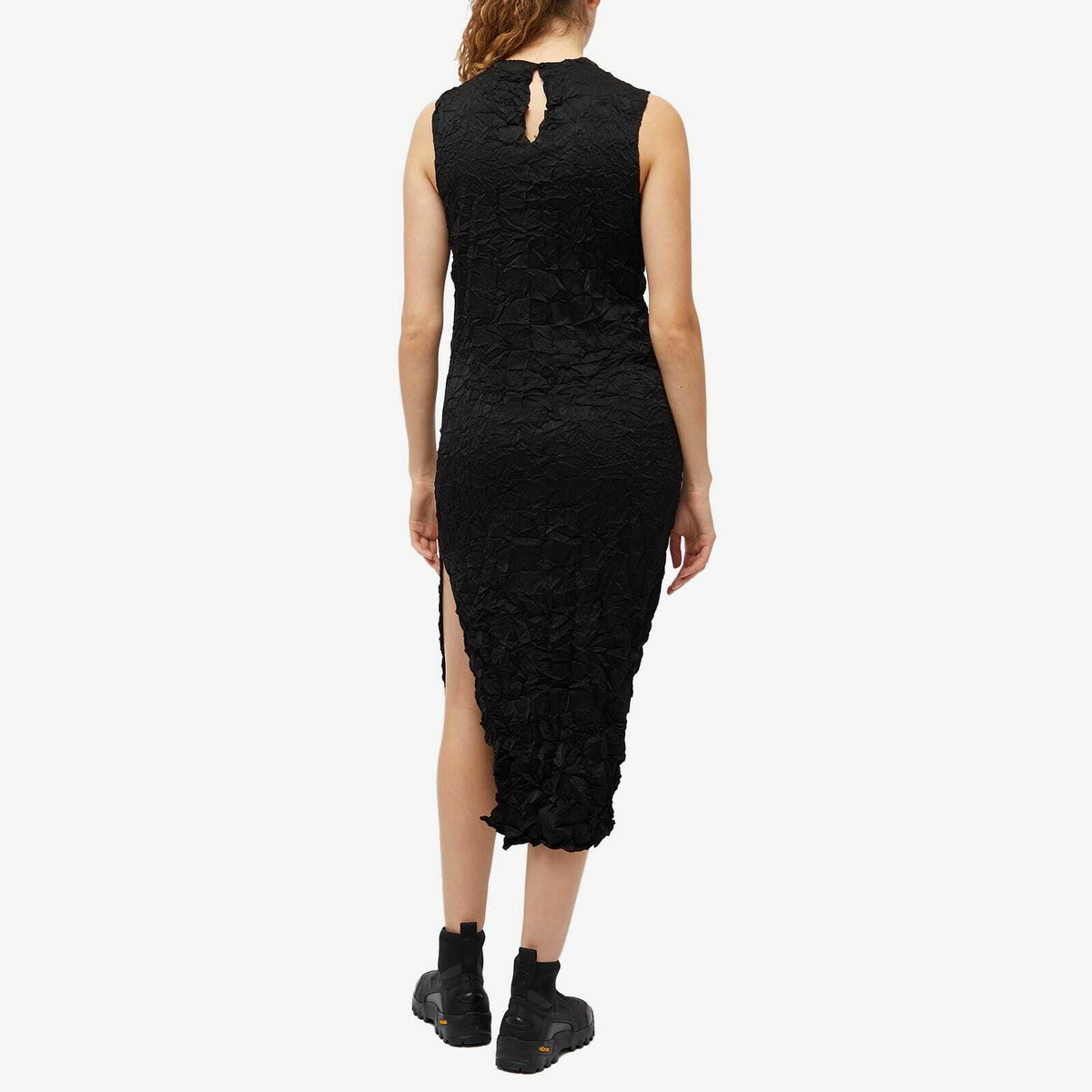 JW Anderson Women's Sleeveless High Split Keyboard Dress in Black JW ...