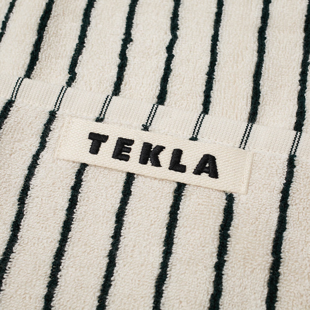 Tekla Fabrics Organic Terry Hand Towel in Racing Green Tekla Fabrics