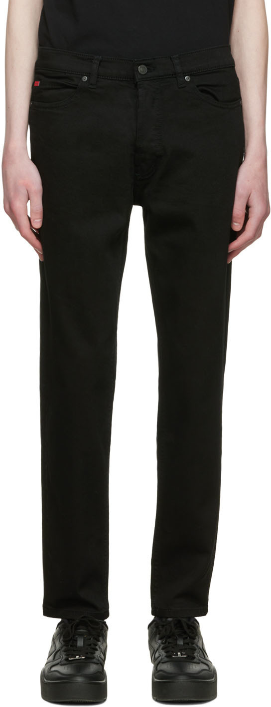 Hugo Black Tapered-Fit Jeans Hugo Boss
