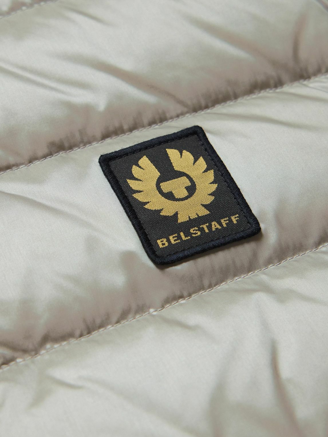 Belstaff - Circuit Logo-Appliquéd Padded Shell Down Gilet - Gray Belstaff