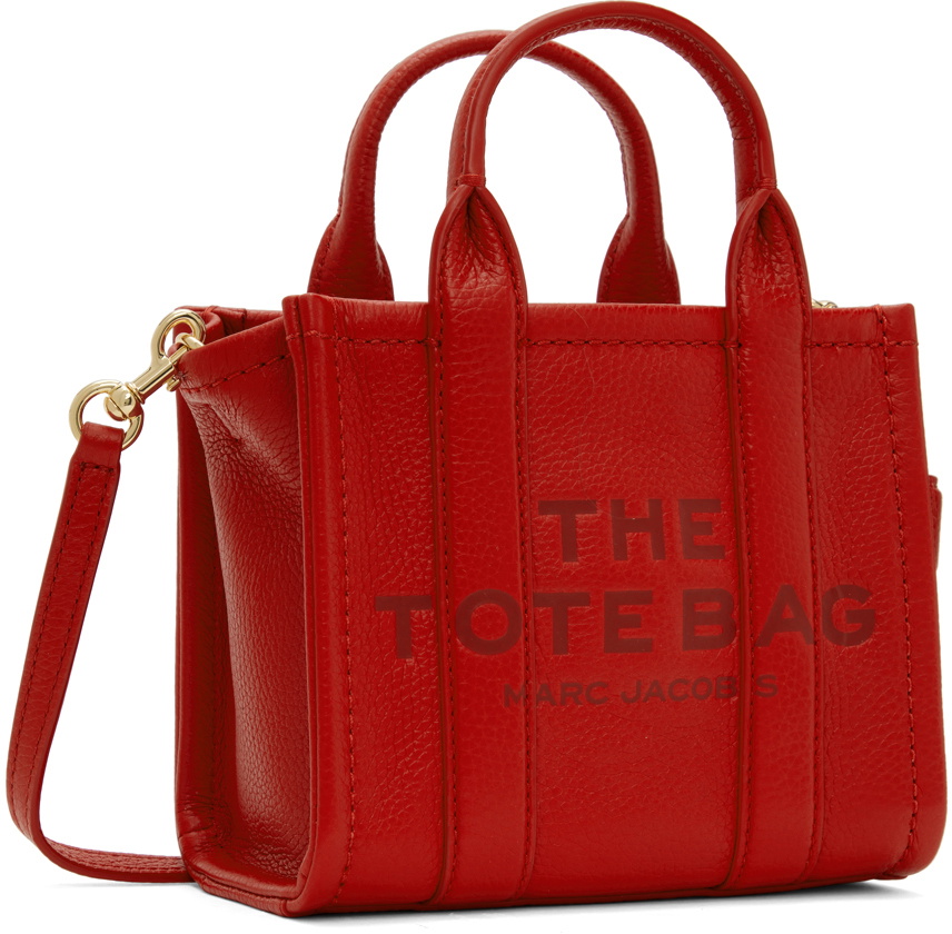 Marc Jacobs Red 'The Leather Mini' Tote Marc Jacobs